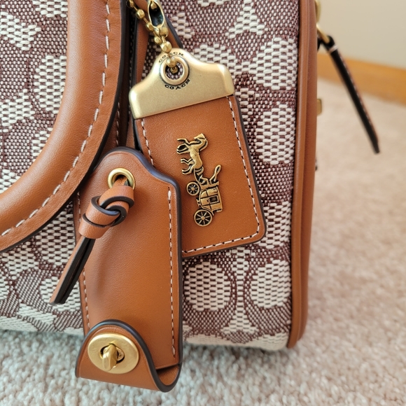 Coach | Bags | Coach Ruby Satchel 25 In Signature Textile Jacquard ...